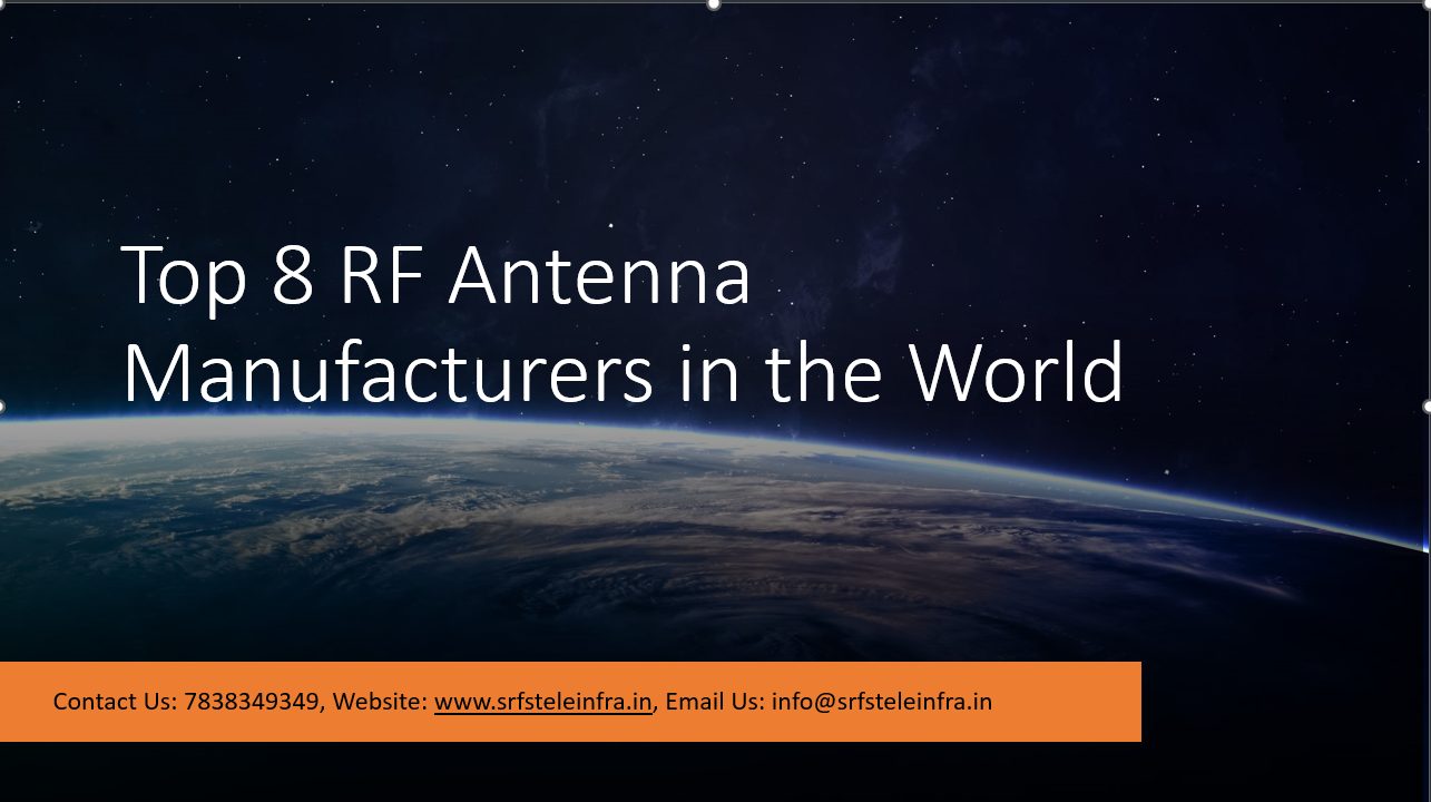 Top 8 RF Antenna Manufacturers in the World - SRFS Teleinfra
